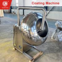 China Stainless Steel Chocolate Coating Machine 220V 300mm Disc for Snack Food Processing for sale