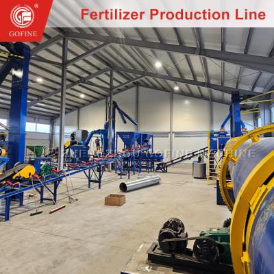 China Gypsum Powder Granulation Line with 3-5T/H Capacity for Dry Granulation and 2-8mm Pellet Size for sale