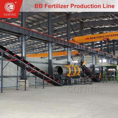 China NPK Fertilizer Production Equipment With Bulk Blending Fertilizer Production Line for sale