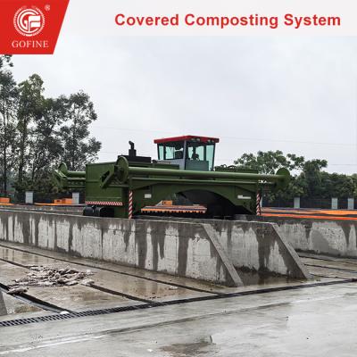 China Thermostatic Aeration System Nanomembrane Covered Composting Machine for sale