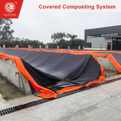 China Film-Covered Aerobic Composting Machine for Organic Fertilizer Production for sale