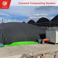 China Aerated Static Pile Composting System 15-20 Days Cycle Nano Membrane for Powder Fertilizer for sale
