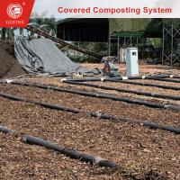 China Aerated Static Pile Composting System 15-20 Days Cycle Nano Membrane for Powder Fertilizer for sale