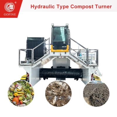 China High-Capacity Hydraulic Windrow Turner for Organic Fertilizer Production for sale