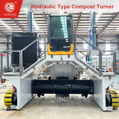 China Self-Propelled Hydraulic Compost Turner Machine | 3000m³/h Capacity  Fertilizer Equipment for sale