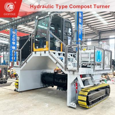 China Hydraulic Crawler Compost Making Machine Organic Fertilizer Production Equipment for sale
