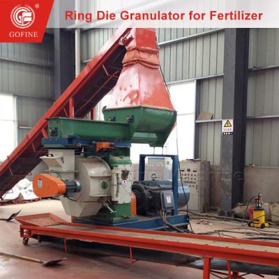 China Turnkey Ring Die Fertilizer Granulator for Commercial Organic Fertilizer Lines for sale