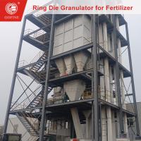 China Heavy Duty Vertical Ring Die Granulator 1-8 tph for NPK and Compost Processing for sale