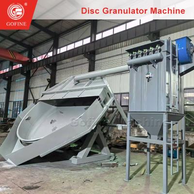 China Eco-Friendly Pan Granulator Machine with Dust Recovery System for Zero Material Waste for sale
