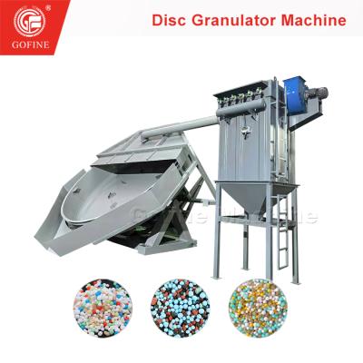 China PLC Control Disc Granulator Set with 99% Dust Removal Efficiency for NPK Production for sale