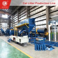 China Industrial 5TPH Bentonite Cat Litter Production Line with Disc Granulator for sale