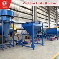 China Industrial 5TPH Bentonite Cat Litter Production Line with Disc Granulator for sale