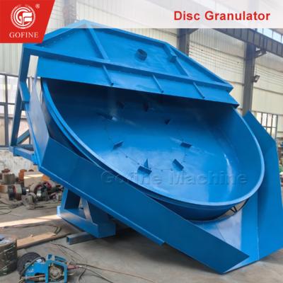 China PLC Control 5.5kw Disc Organic Fertilizer Granulator Customized for sale