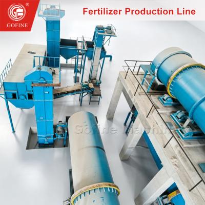 China Dryer Cooler NPK Rotary Drum Fertilizer Granulating System for sale
