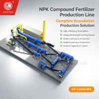 China Customized Rotary Drum NPK Compound Fertilizer Line System for sale