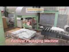 advanced palletizing robot system for fertilizer production line