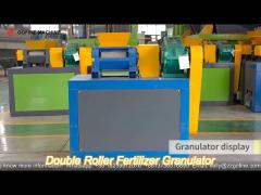 double roller fertilizer granulator for precise and uniform fertilizer production