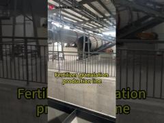 Granulierende organisches Düngemittel-Fertigungsstraße-grüne Farbstall-Prozeßoperation