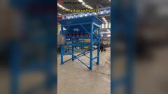 New type of packaging machine for sand, soil, or fertilizer.