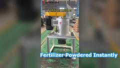 Stainless steel crusher for organic fertilizer