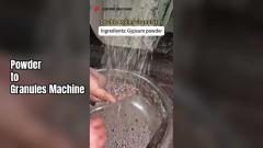 Gypsum powder granules making machine dry granulation equipment