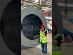 Rotary Drum Granulator with Anti-Corrosion Rubber Lining