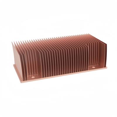 China 0.5mm Skived Fin Heat Sink Plated For Heat Exchanger Fin Tube for sale
