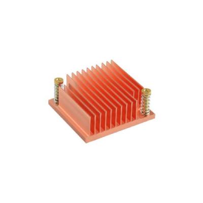 China Pure Copper Skived Heatsink CNC machining Process Customized Fin Pitch for sale