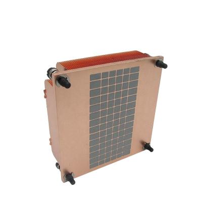China Pure Copper Skived Heatsink CNC machining Process Customized Fin Pitch for sale