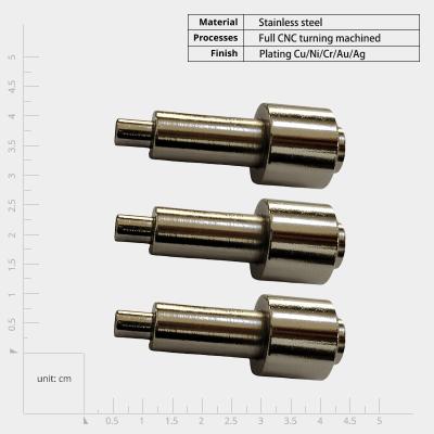 China Precision Machined CNC Turning Parts Copper Alloy Plating Cu/Ni/Cr/Au/Ag Finish for sale