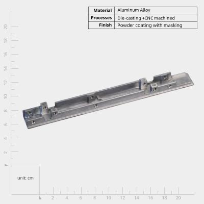 China Aluminium Die Casting Metal Parts Aluminum Alloy Die Casting Connectors For Electronic Devices à venda