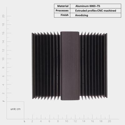 China Anodized Industrial Aluminum Heatsink For Long-lasting Thermal Performance Enhancement à venda