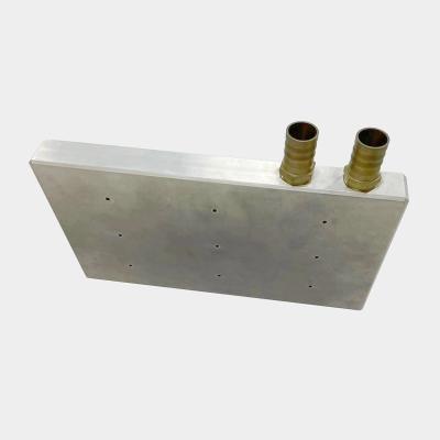 China Conduction Screw Mounting Aluminum Cold Plate Heat Sink for Various Electronic Devices à venda