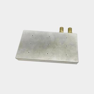 China Conduction Screw Mounting Aluminum Cold Plate Heat Sink for Various Electronic Devices à venda