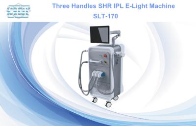 China 15,4 máquina del retiro del pelo del OPT SHR IPL de las manijas de la pantalla tres de la pulgada para la clínica de la belleza en venta