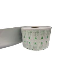 China 5x5cm Size Single Side Alcohol Prep Pads Packaging Material for Flexographic Printing for sale