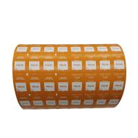 China 5x5cm Size Single Side Alcohol Prep Pads Packaging Material for Flexographic Printing for sale