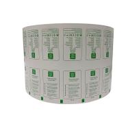 China 5x5cm Size Single Side Alcohol Prep Pads Packaging Material for Flexographic Printing for sale