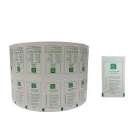 China 5x5cm Size Single Side Alcohol Prep Pads Packaging Material for Flexographic Printing for sale