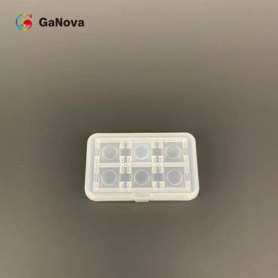 中国 10*10.5mm2 GaNの単結晶の基質の厚さ350の±25 µm TTVの≤ 10のµm 販売のため