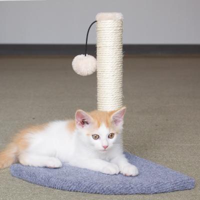 China OEM Vriendschappelijke 13,39“ Stof Eco Cat Scratching Post Te koop