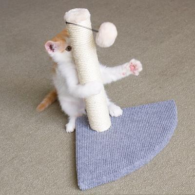 China OEM Vriendschappelijke 13,39“ Stof Eco Cat Scratching Post Te koop