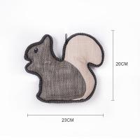 China Chew Proof Tesling Squirrel Pet Plush Toy for sale