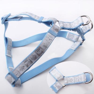 China Het Huisdieren Slimme Uitrusting van de polyester Weerspiegelende Regelbare Gesp Te koop