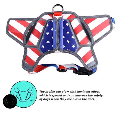 Cina L riempita Mesh Nylon Reflective Pet Harness in vendita