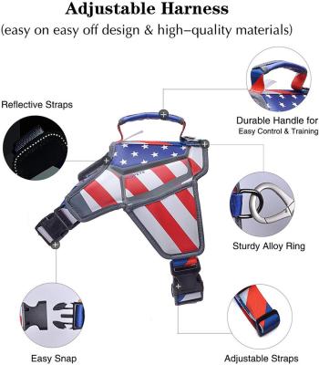Cina L riempita Mesh Nylon Reflective Pet Harness in vendita
