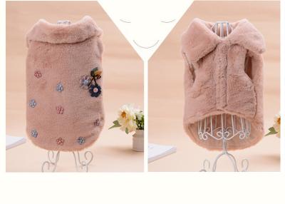 Cina Cappotto lavabile della maglia del cane della peluche del vello in vendita