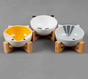 Cina Cane variopinto e su misura Cat Pet Food Feeders della ciotola dell'animale domestico in vendita
