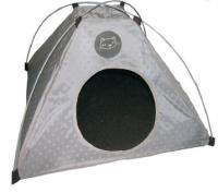 China Grey Washable Polyester Collapsible Cat Play Tunnel for sale