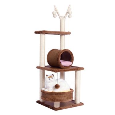 China Perches Rattan SGS Cat Scratching Products for sale